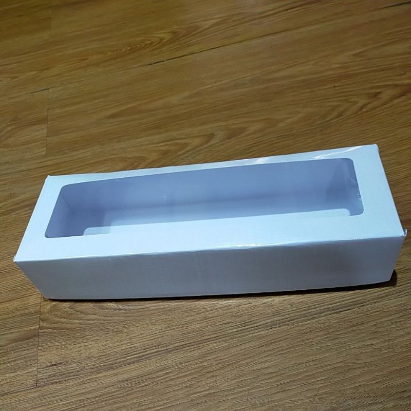 PUTIH White Brownie Box in white Laminated 10x30x5 | Shopee Philippines
