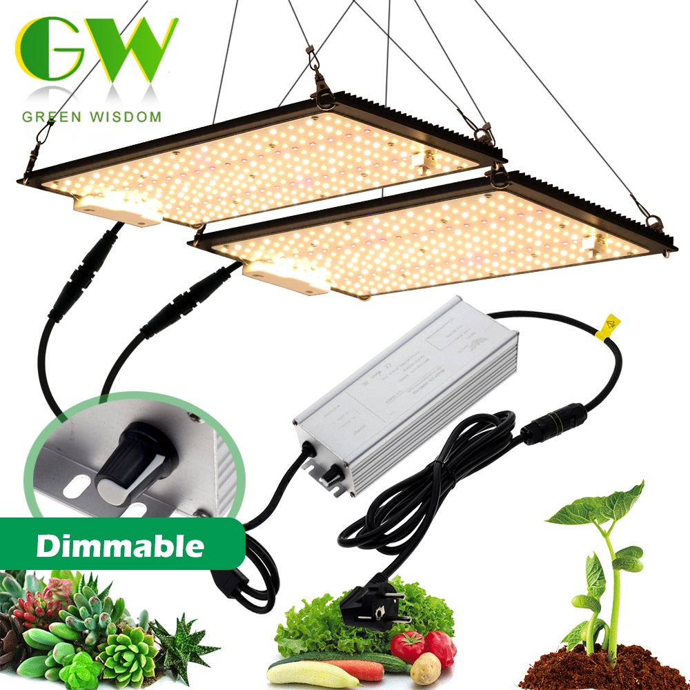 Full Spectrum LED Grow Light Quantum Panel Samsung LM281B Dimmable ...