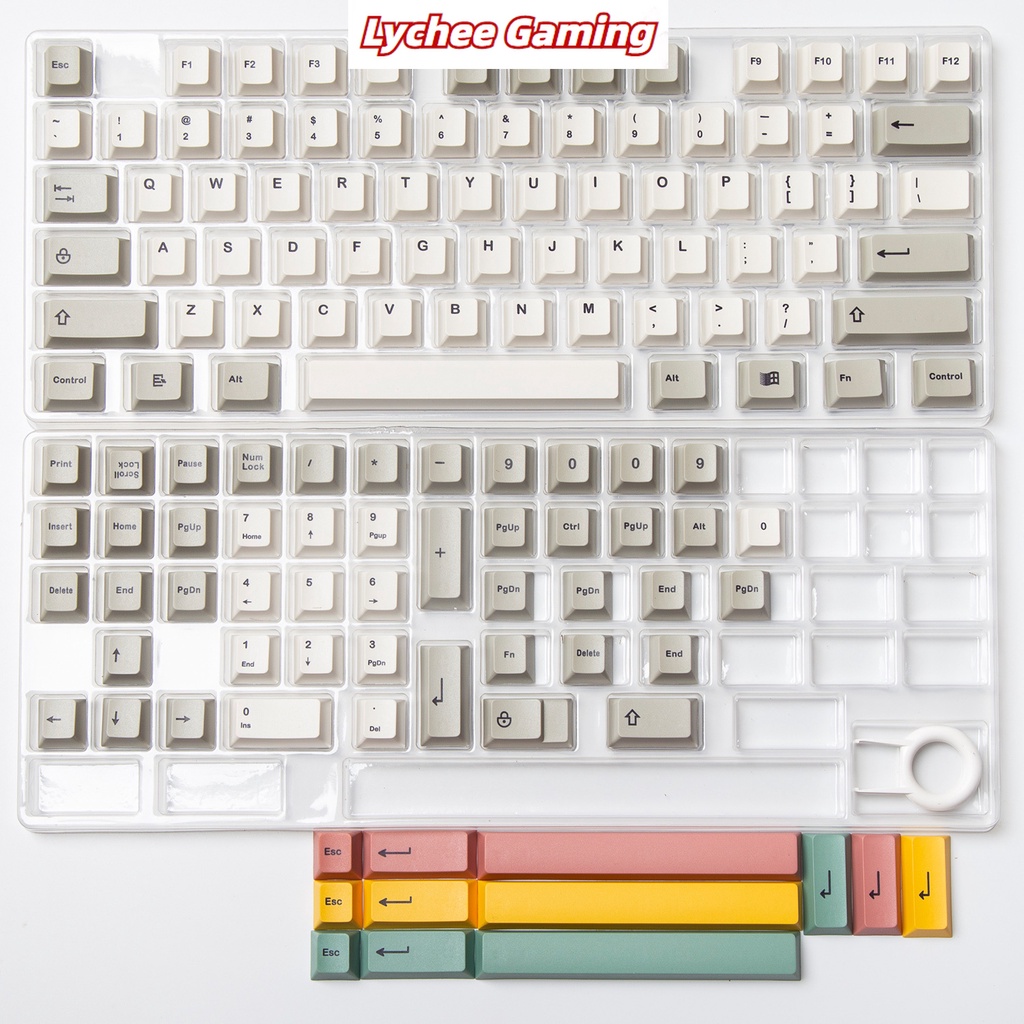 Lychee 9009 Retro Vintage Cherry/MDA/XDA profile keycap PBT mechanical ...