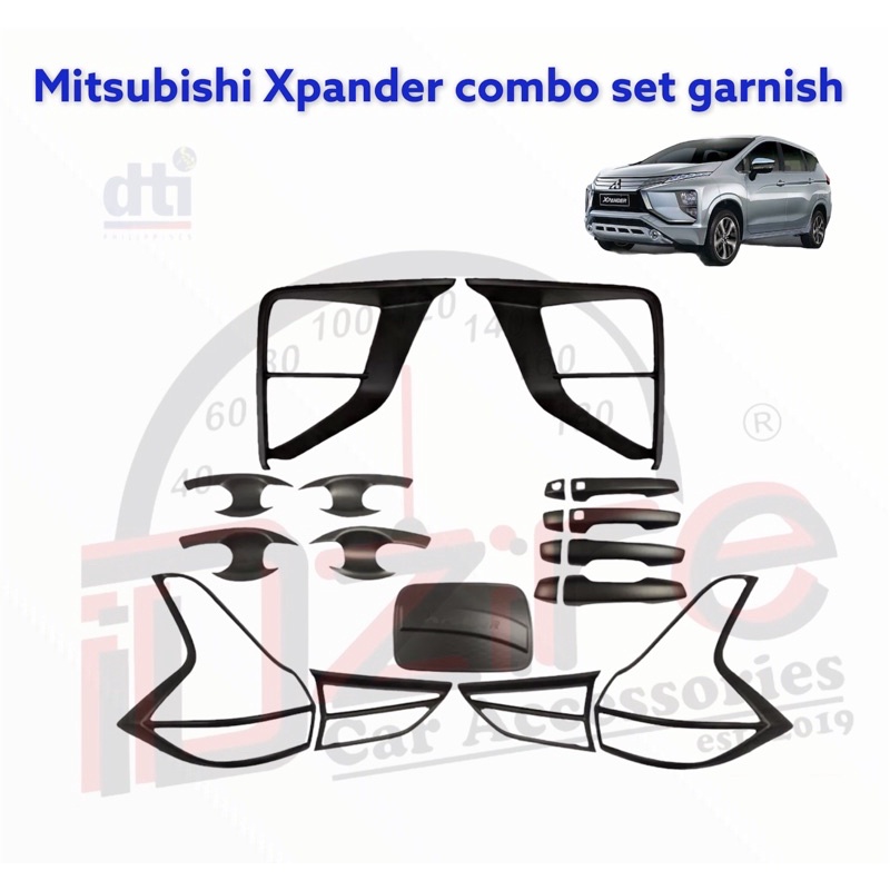 Mitsubishi Xpander GLS/GLX combo set garnish (2018-2022) | Shopee ...