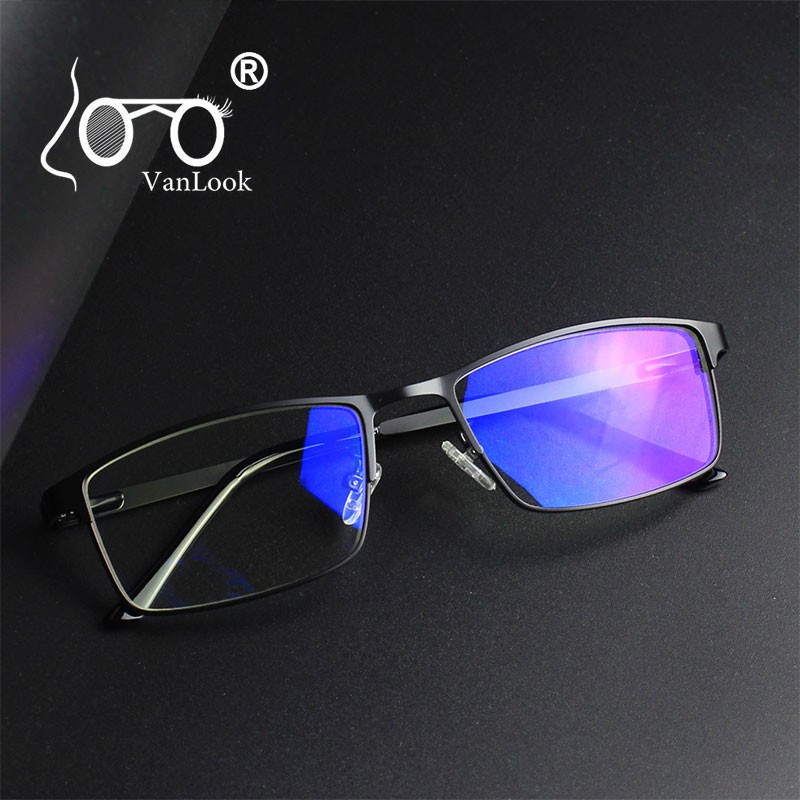 Mens Computer Glasses Blue Light Blocking Ray Anti Radiation Eyeglasses ...