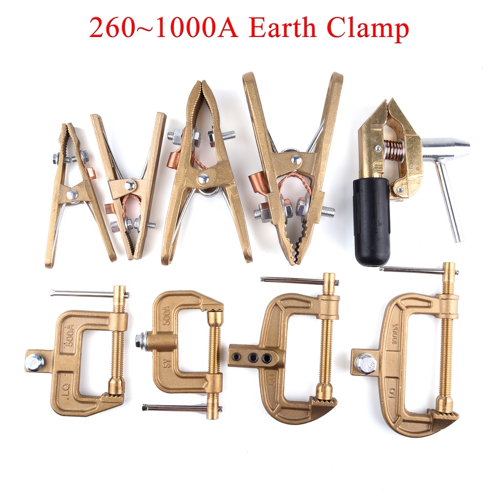 Welding Ground Clamp 260/300/500/600/800/1000A Heavy Duty Brass A/C ...