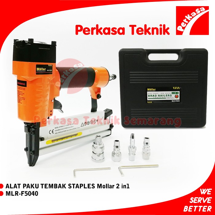 Air Nailer Stapler 2in1 MOLLAR F5040 Nails Staples Air Shoot F50 | Shopee Philippines