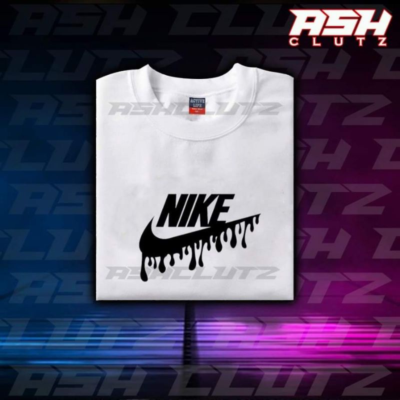 Nike Drip Print Tshirt unisex cotton | Shopee Philippines
