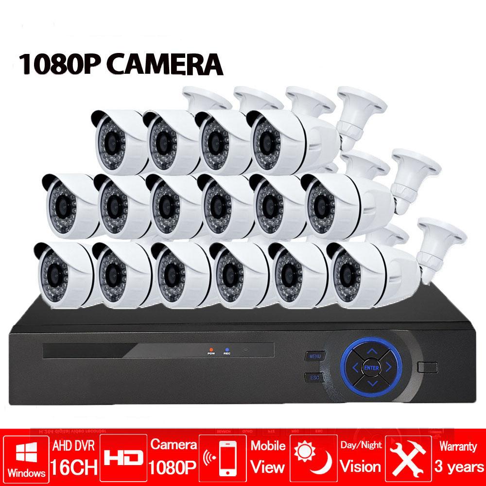 HD KIT 1080P H.264 16 CHANNEL CCTV CAMERA BULLET TYPE CAMERA | Shopee ...