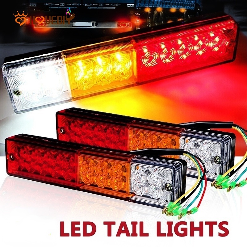 1 Pc Pack / 12V 24V Super Bright LED Tail Lights / Trailer Truck Strobe ...