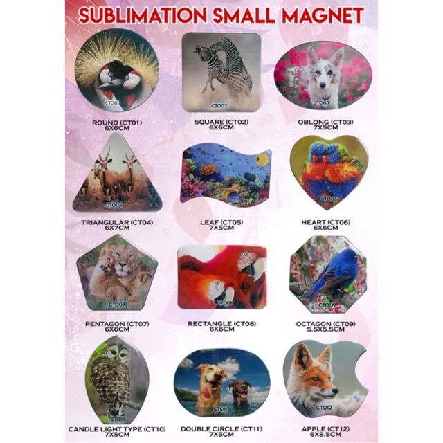 SUBLIMATION REF MAGNET | Shopee Philippines