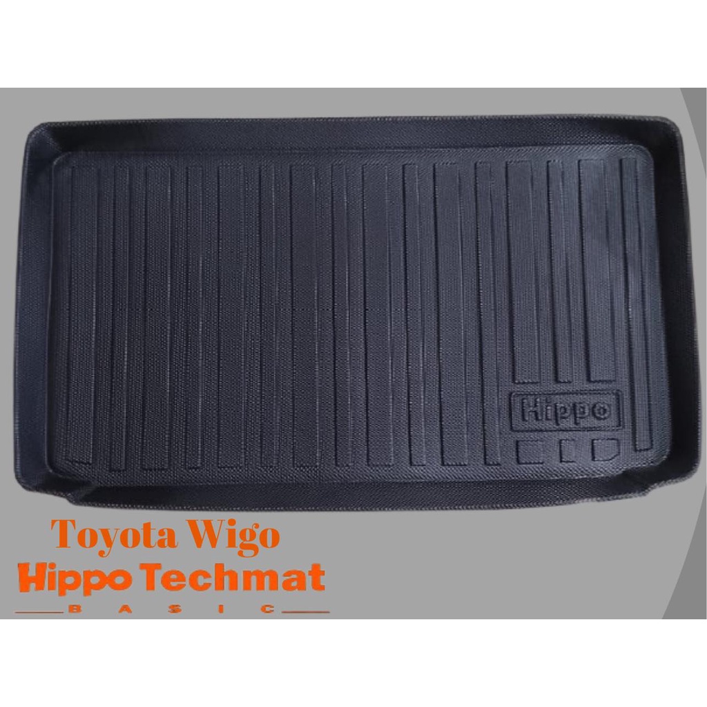 TOYOTA WIGO 2012-2022 Hippo Techmat Basic Cargo Trunk Tray V2 | Shopee ...