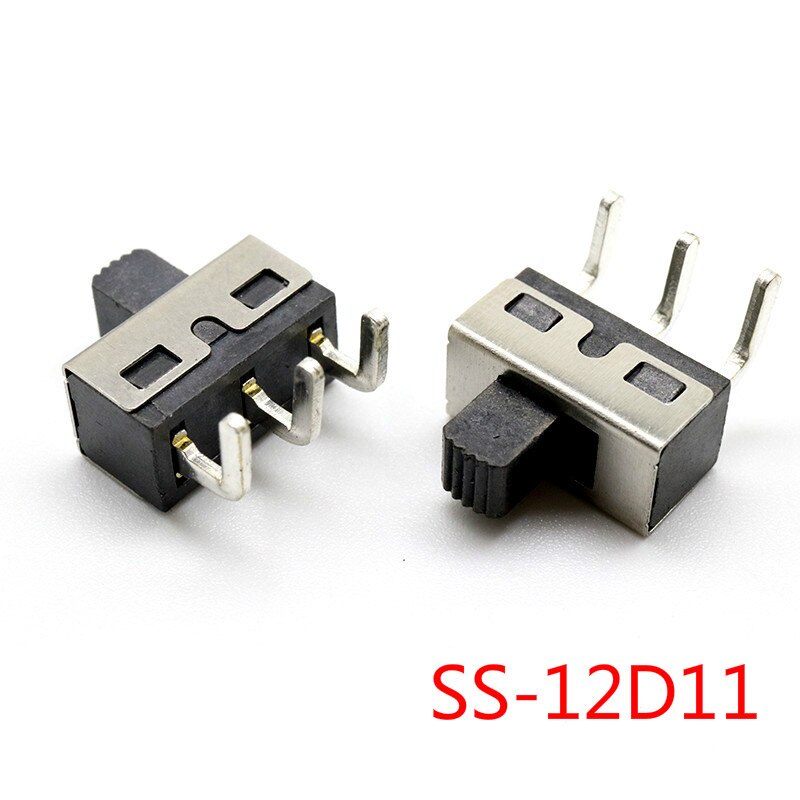 10PCS Slide Switch Micro-power Toggle Switch Single and Double-row Direct-inserted Horizontal ...