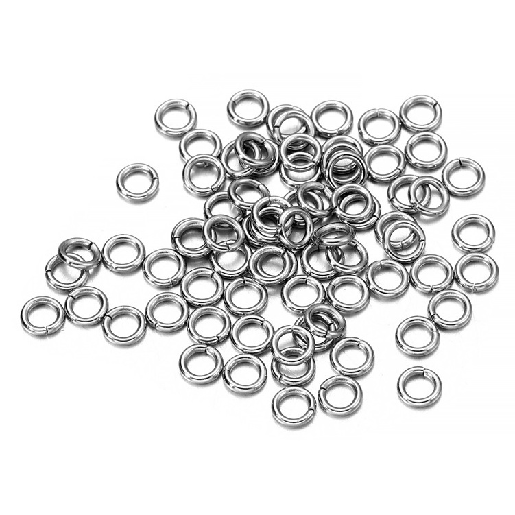 Pack of 200 stainless steel connecting rings for beautifully made DIY ...