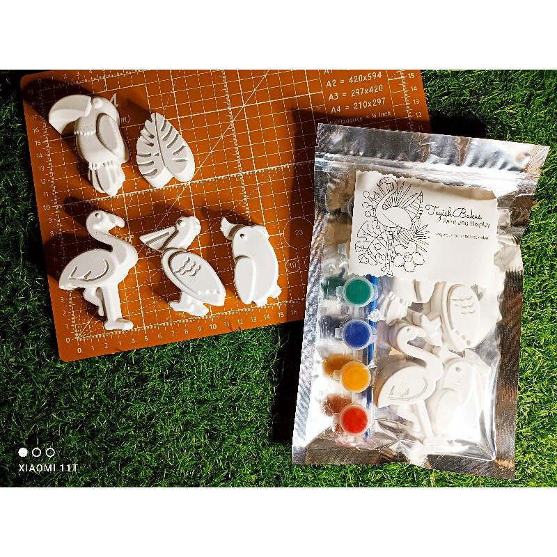TROPICAL SUMMER Flamingo ( Plaster Painting set ) | Shopee Philippines