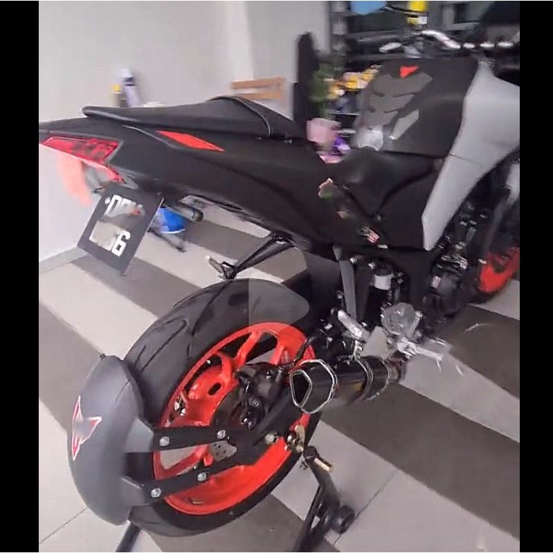 REYGEAK 2022 V2 R3 MT03 short Aerodynamics Plate Holder LED Light Tail ...