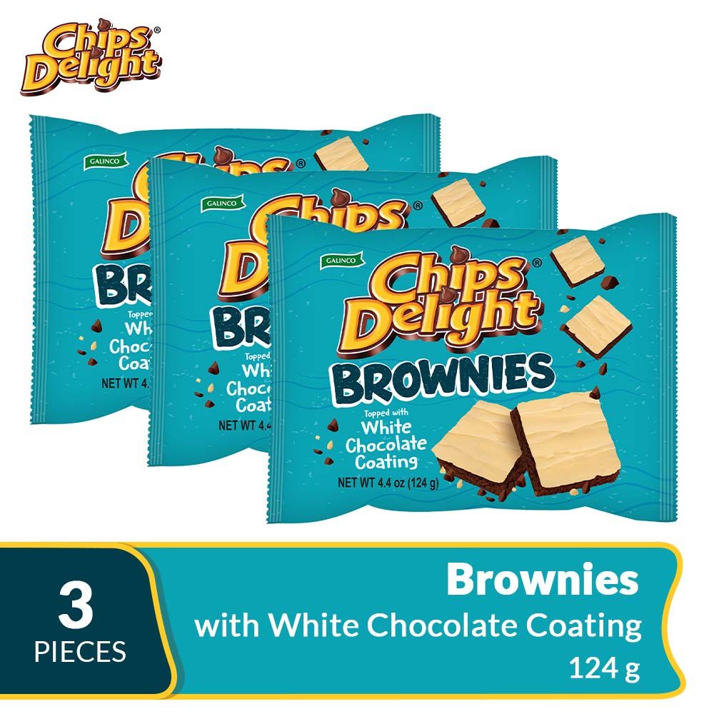 Chips Delight Topped with White Chocolate Coating 124g (3 Pieces ...