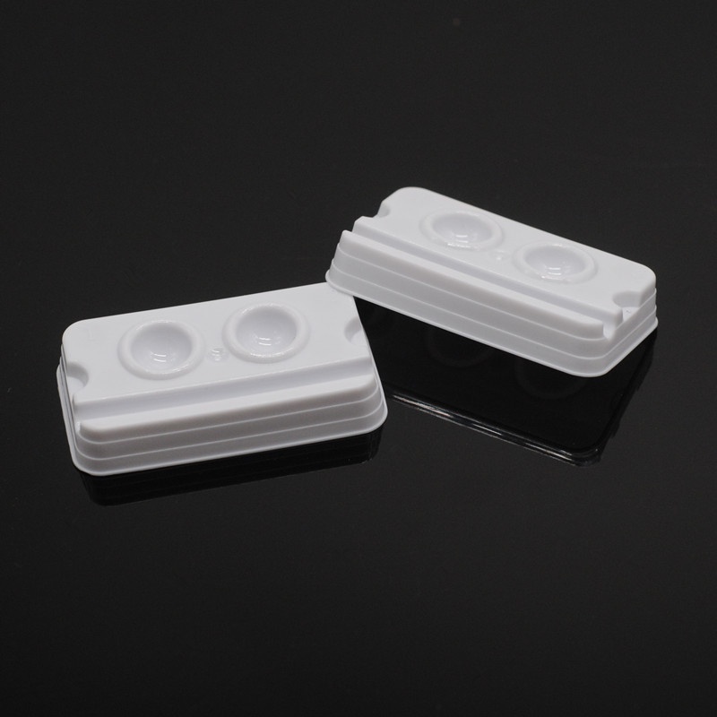 Clinic Supply 100Pcs Dental Adhesive Disposable Mixing 2 Holes Trays ...