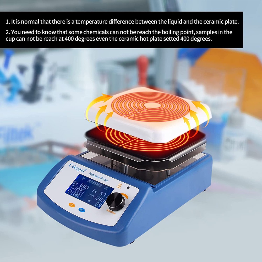 Laboratory Heating Magnetic Stirrer Hot Plate Lab Stirrer Digital ...