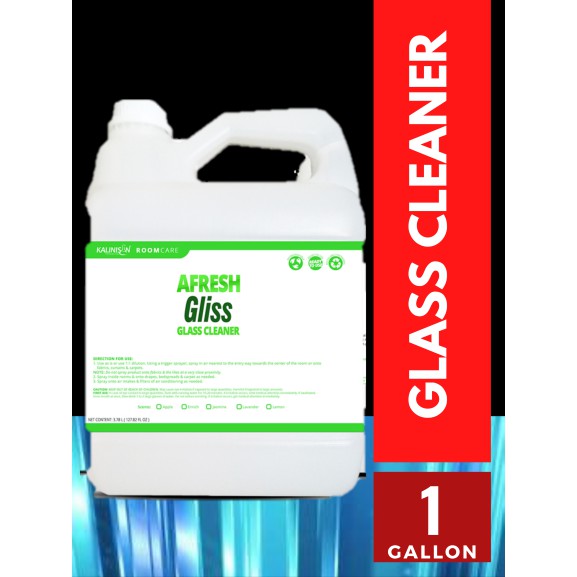 KALINISAN Heavy Duty GLASS CLEANER 1 GALLON AFRESH (Pine Scent Surface ...