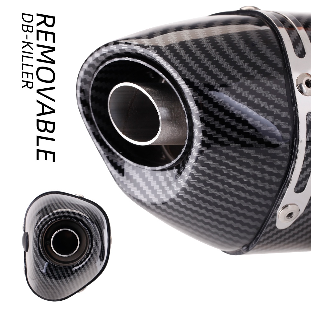 Yoshimura R77 51mm Universal Motorcycle Exhaust Muffler Stainless Steel Silencer With DB Killer ...