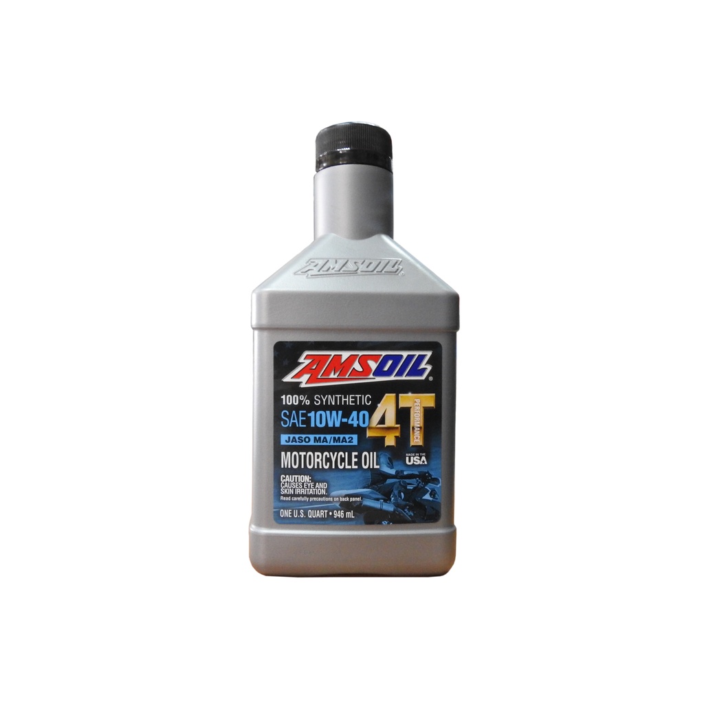 Amsoil 4T 10W40 100% Synthetic Motorcycle Oil (946ml) | Shopee Philippines