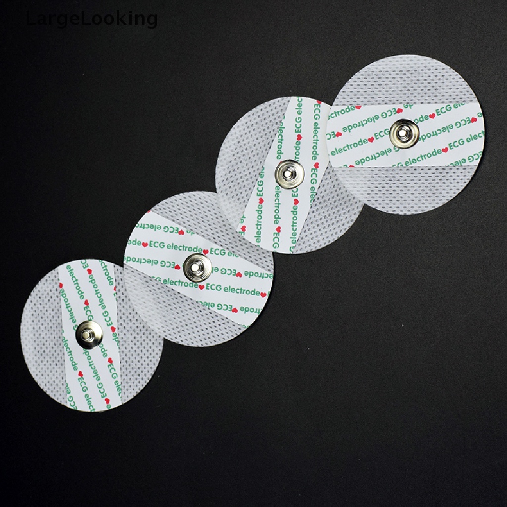 LargeLooking 50pcs ECG Electrodes Medical Disposable Electrode Patch ...