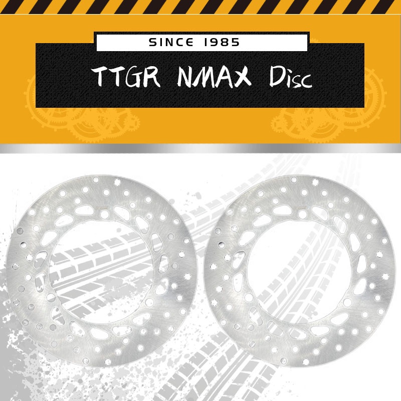 TTGR Front Disc & Rear Disc NMAX Disc Set (3 holes MIN.TH.3.5MM) Made ...