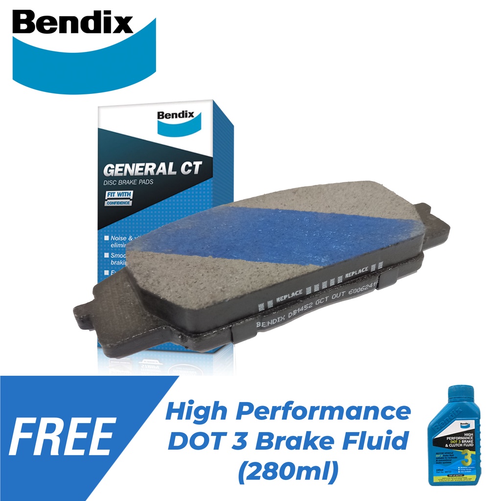 Bendix Brake Pads GCT DB1452 Front Set Honda S2000 1999-2009 | Shopee Philippines