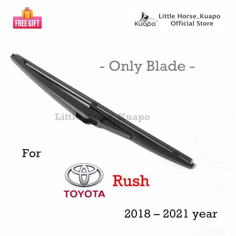 Toyota Rush Rear Wiper Blade for 2018 to 2021 year Car Back Window Wipers (Rubber+Frame) from ...