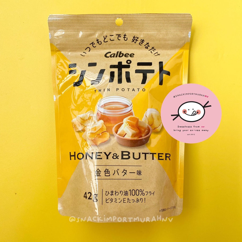 Calbee Thin Potato Honey & Butter | Shopee Philippines