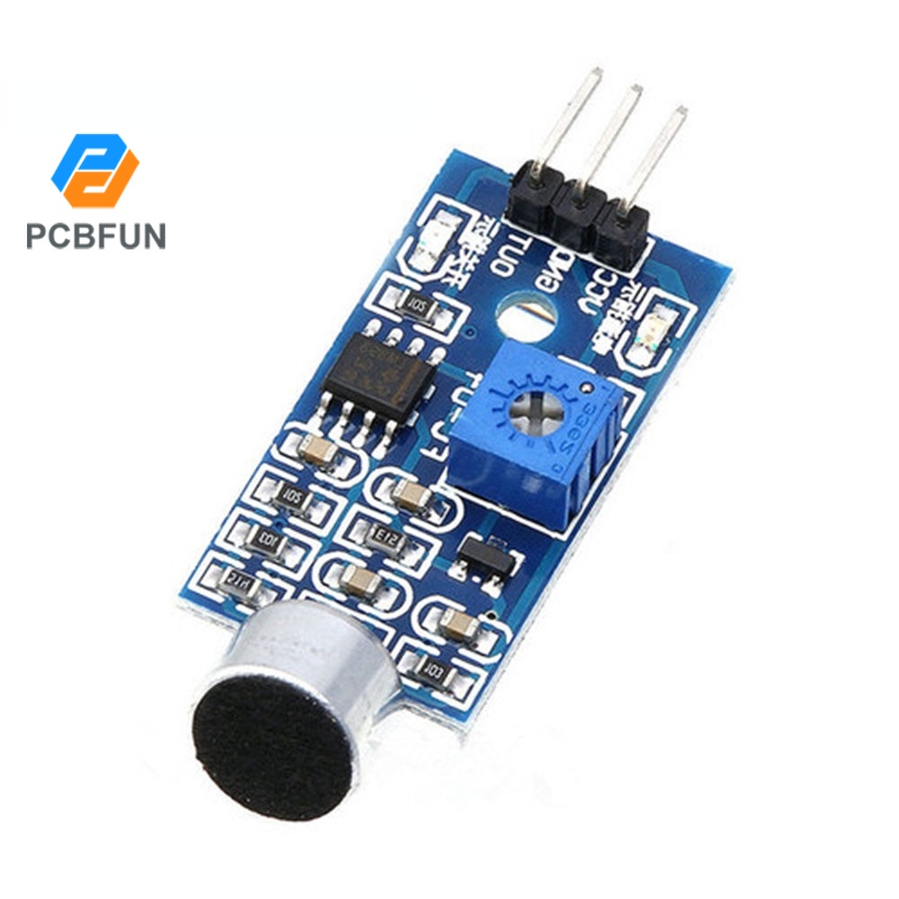 Pcbfun High Sensitivity Sound Microphone Sensor Detected Voice Switch ...