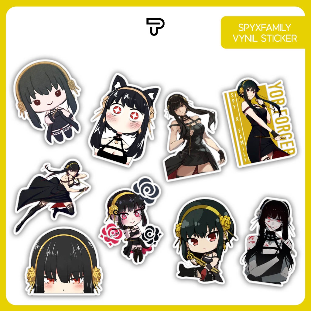 Spy X Family Sticker Pack | Yor Forger | Vinyl Sticker | WaterProof ...