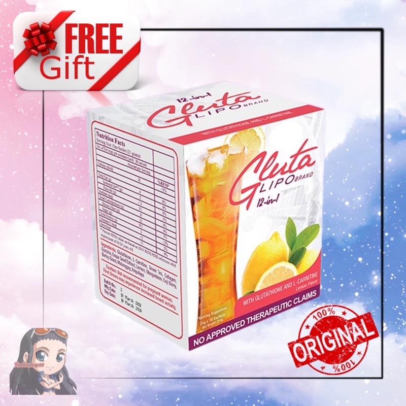 Robinshop99 GLUTA LIPO JUICE 1 Box Glutalipo OLD FORMULA (ONHAND ...