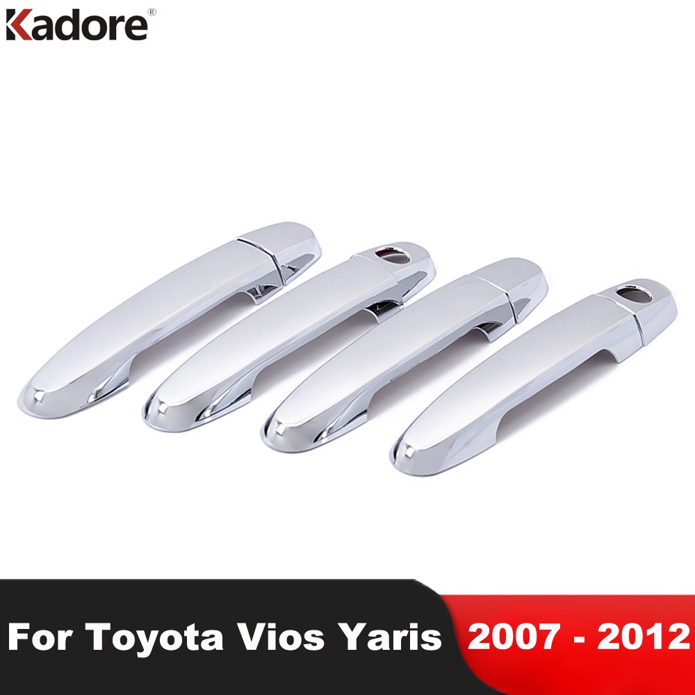 Side Door Handle Cover Trim Sticker For Toyota Vios Yaris 2007 2008 ...