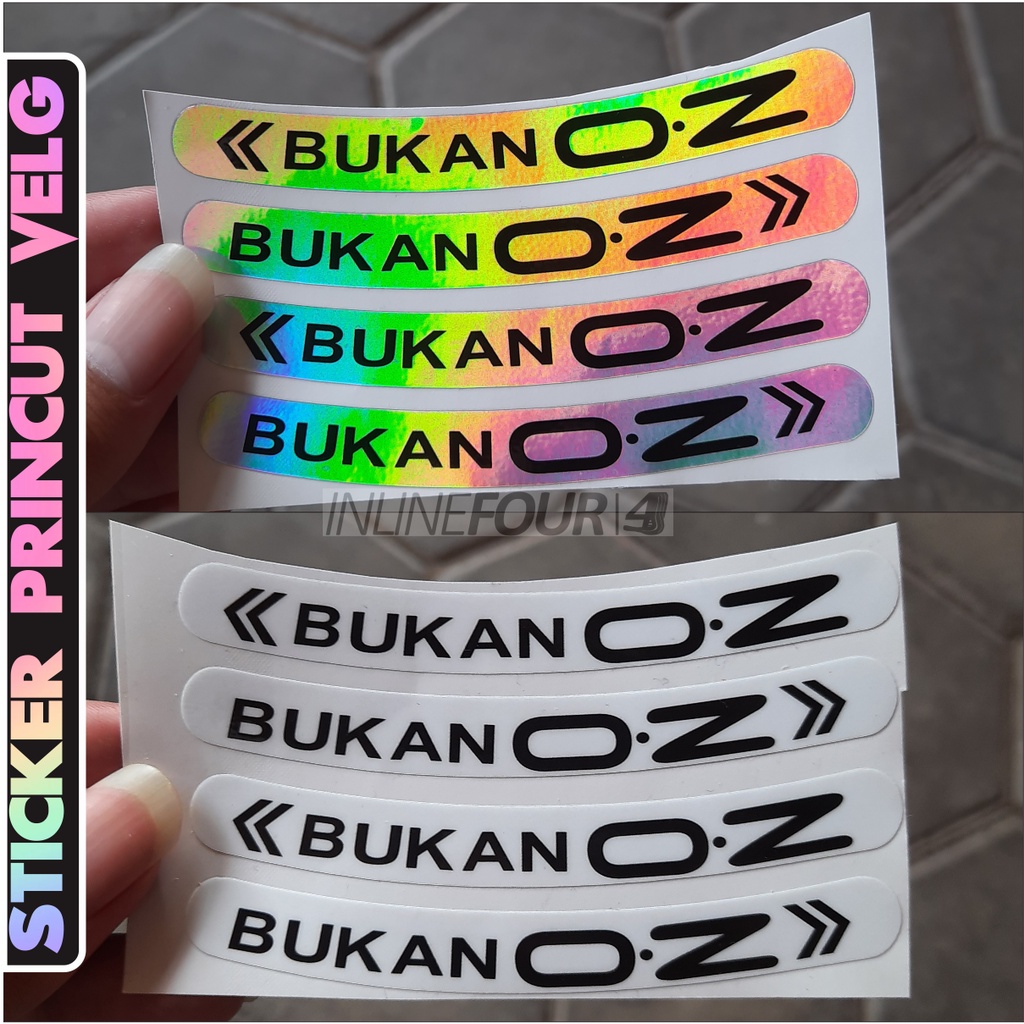 Sticker Print Cut Rims Not OZ Hologram Sticker Printcut pelg Motorcycle ...
