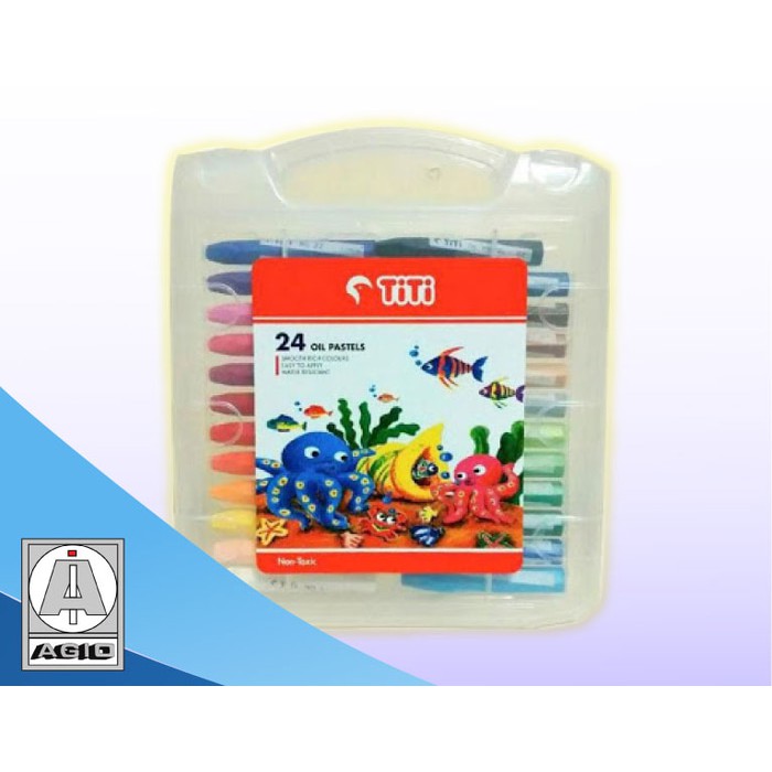 Titi 24 Oil Pastels (24 Colors Crayons) | Shopee Philippines