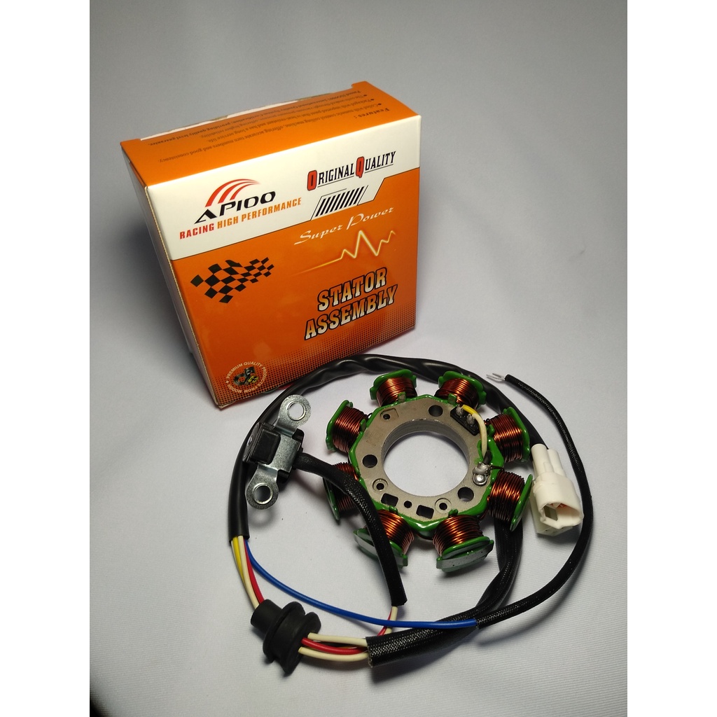 Stator Coil Assembly (XRM, Wave, TMX, Lifan, Barako, Fury, STX, CT100 ...