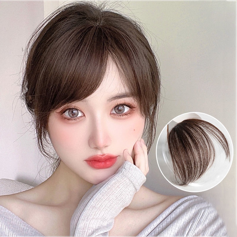 Wig Bangs Female Invisible Traceless Thin Bangs Wig Piece Natural ...