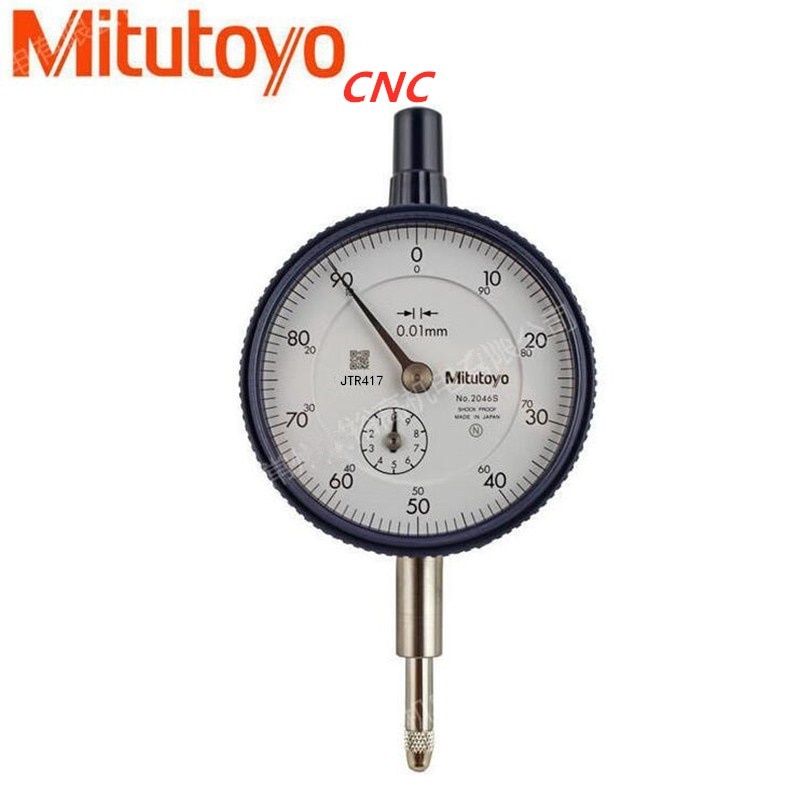 Mitutoyo CNC Dial Lever Table Gauge Dial Indicator 2046S 0-10mm Meter Precise 0.01mm Resolution ...