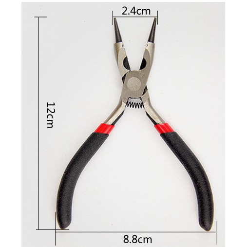 Multi function DIY hand pliers Mini vice oblique sharp nose scissors ...