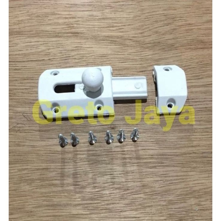 Pvc Latch Latch Slot Plastic Bathroom Door WC Toilet Plastic Plastics ...