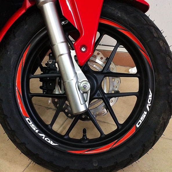 HONDA ADV 150 Motorcycle Wheel Sticker - ADV150 Reflective Rim Sticker ...