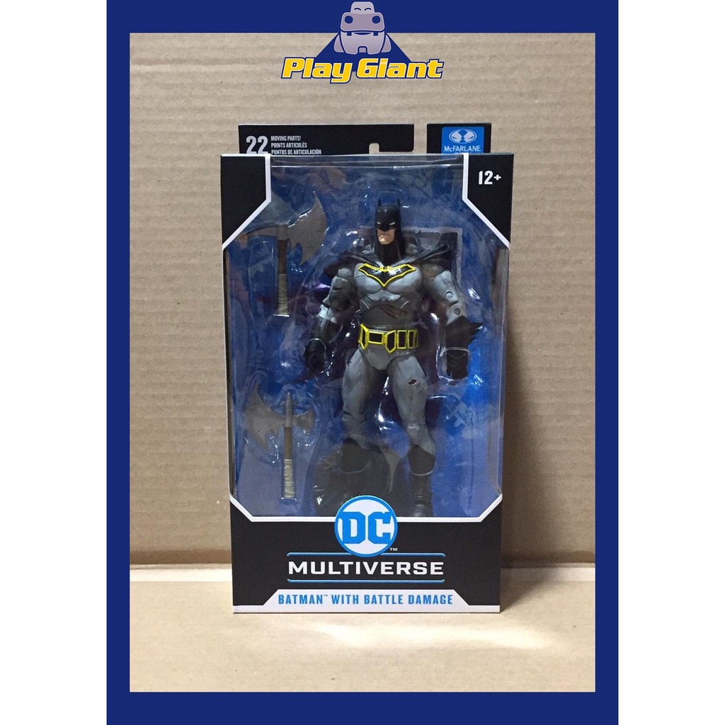 Mcfarlane DC Multiverse Batman Battle Damage Heavy Metal (Dark Knights ...