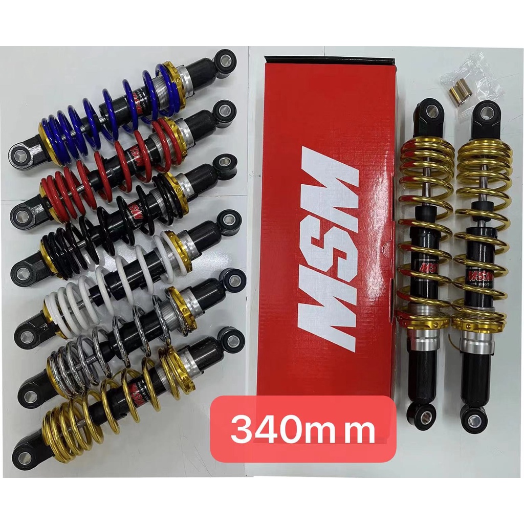 motorcycle rear shock 340mm xrm wave msm | Shopee Philippines