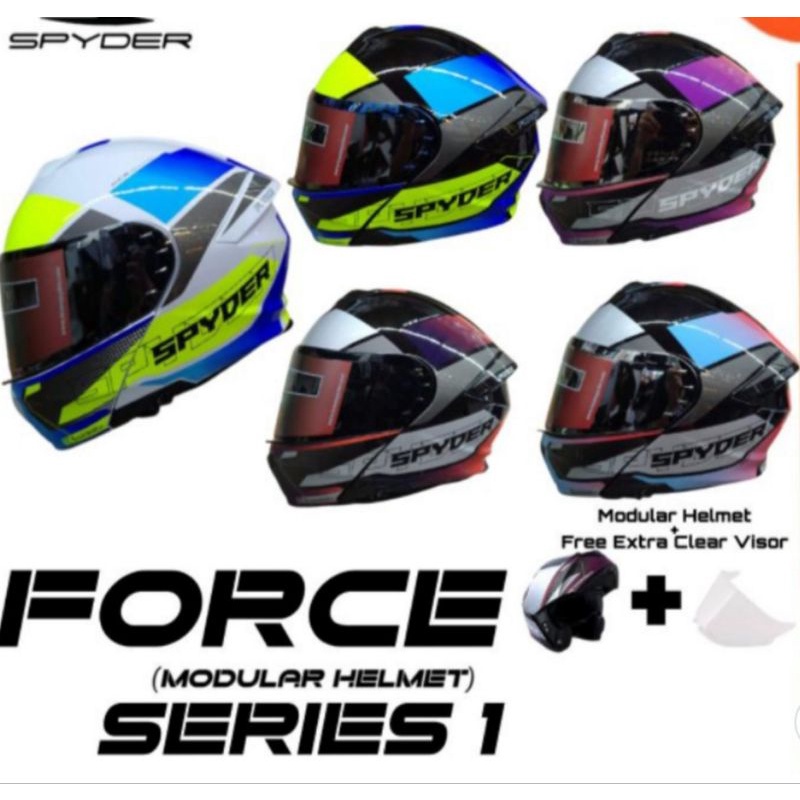SPYDER FORCE MODULAR HELMET | Shopee Philippines