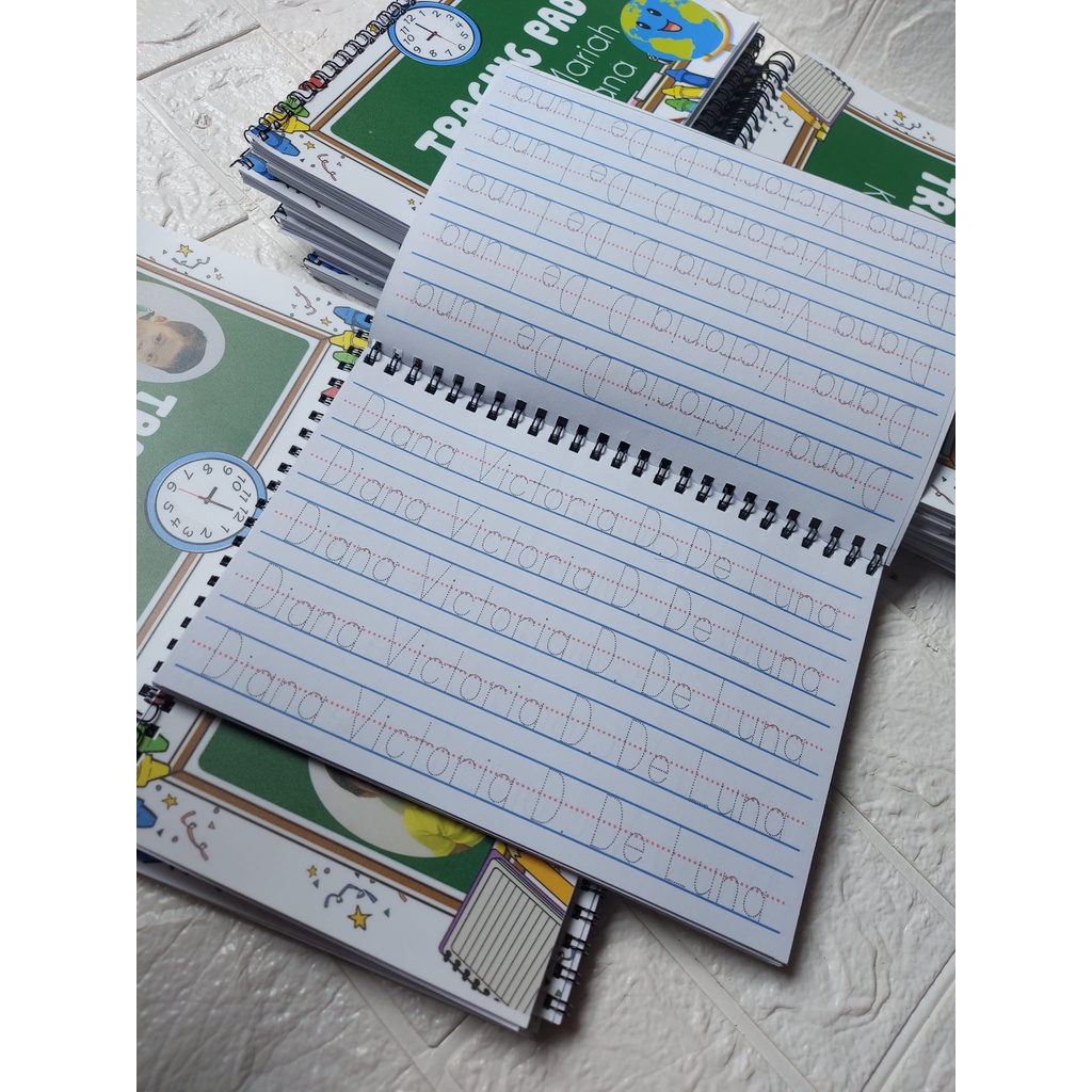 TRACING NOTEBOOK FOR KIDS (SEND NAME for NAME TRACING) | Shopee Philippines