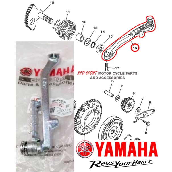 Kick Starter for Mio Sporty | Shopee Philippines