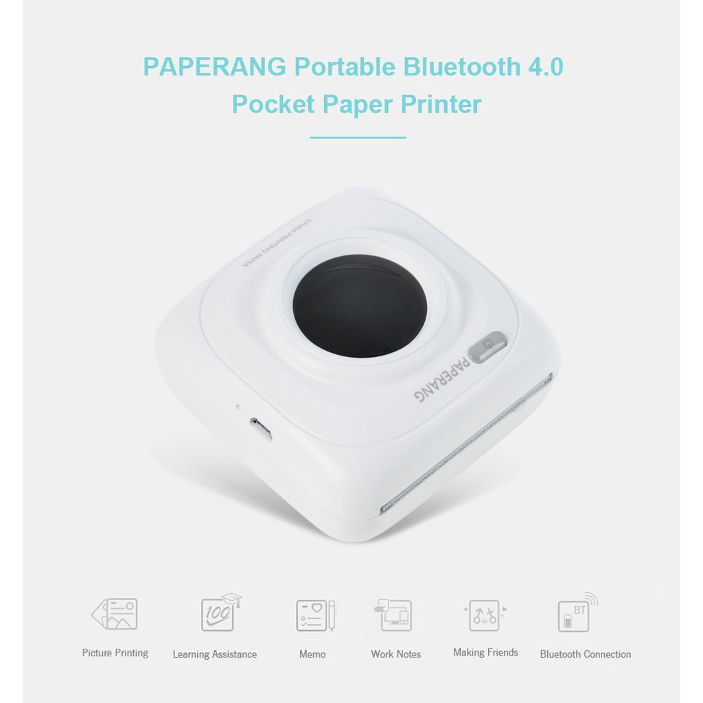 PAPERANG Printer Portable Bluetooth 4.0 Wireless | Shopee Philippines
