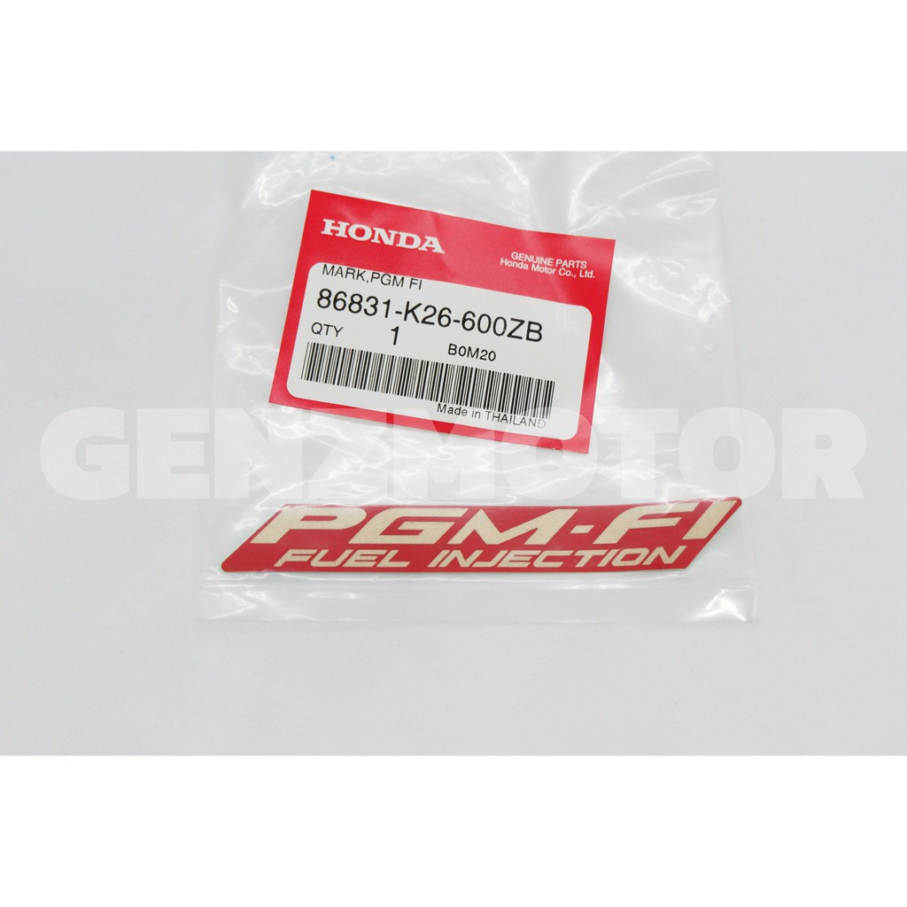 Sticker Mark PGM-FI 100 mm. Authentic Center (Code 86831 86641 87112) ️ ...