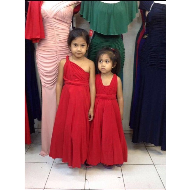 flower girls wear infinity dress for kids | Shopee Philippines
