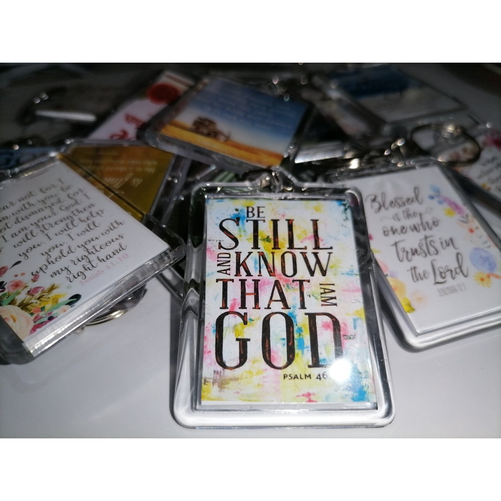 KEYCHAIN BIBLE VERSES ASSORTED WHOLESALE- 10PCS/30pcs/50pcs (AS LOW AS ...