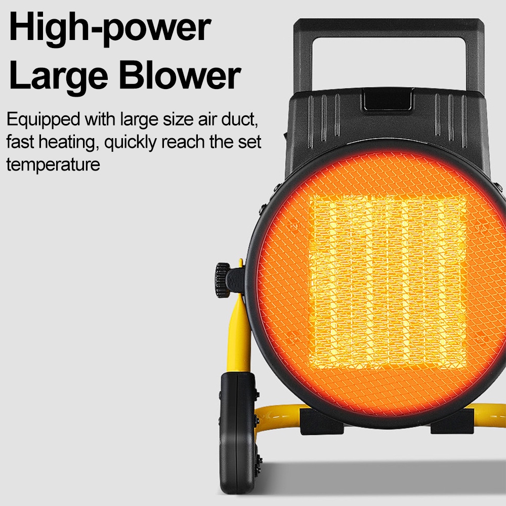 3000W Industrial Electric Heater Fan Warm Heater Blower Air Space ...