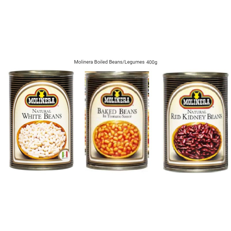 Molinera Boiled Beans/Legumes 400g (ITALY) | Shopee Philippines